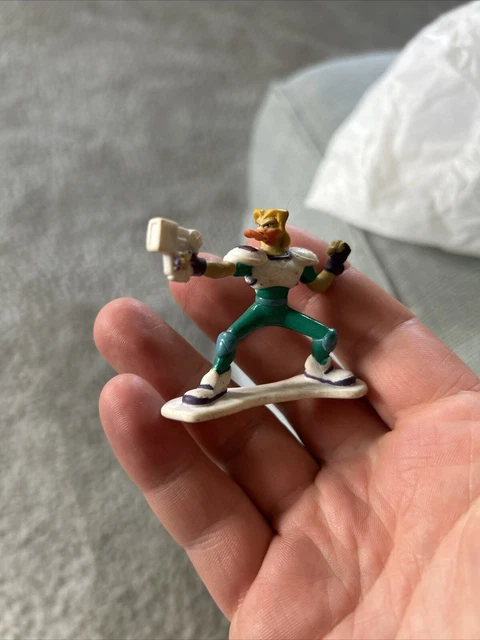 DISNEY MIGHTY DUCK figure stickfire Vintage Figurine The Mighty Ducks £ ...