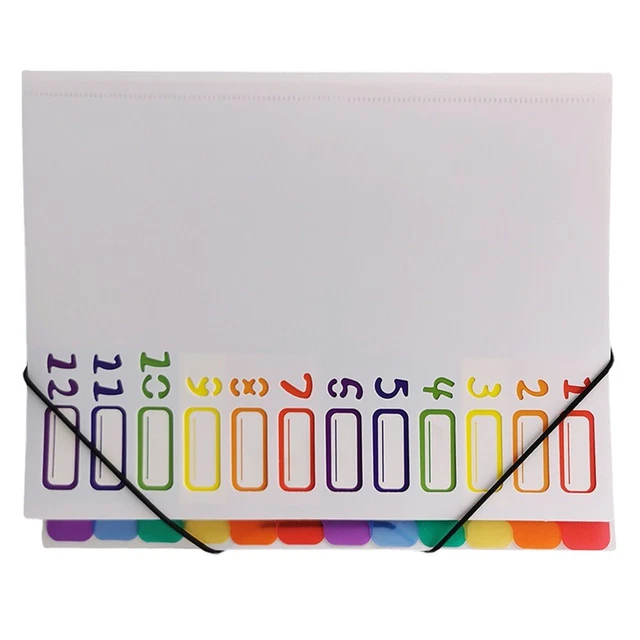 MULTI-USE FILE FOLDER Multi-layer Desktop Organizer Document Holder $37 ...