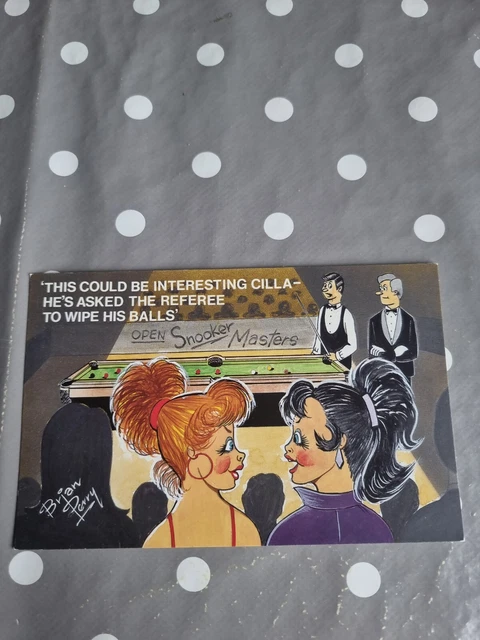 VINTAGE SAUCY SEASIDE Comic Postcard BAMFORTH BLACK TRIANGLE NO 2021 ...