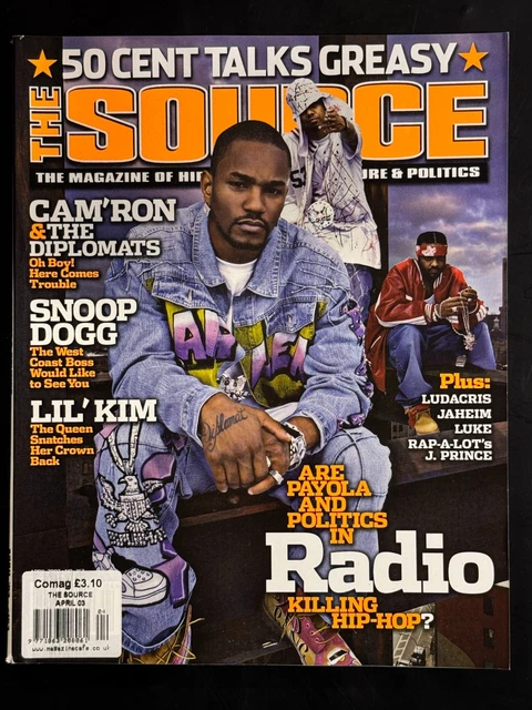 THE SOURCE HIP Hop Magazine Issue No 163 April 2003 Diplomats Cam'ron ...