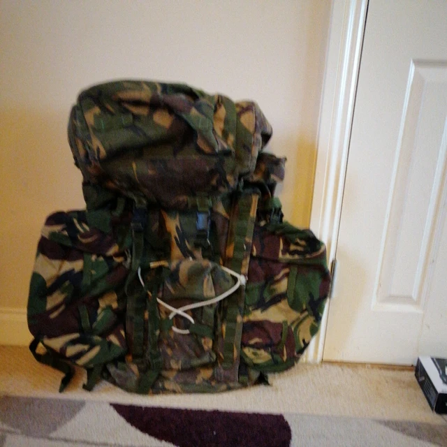 BRITISH ARMY PLCE DPM IRR BERGAN BERGEN 100L RUCKSACK Long back MTP ...