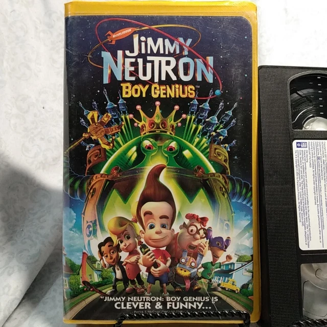 Nickelodeons Jimmy Neutron Boy Genius Vhs 2003 Video Tape Clamshell £3 6318