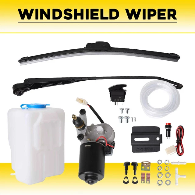 WINDSHIELD ELECTRIC MOTOR Wiper Kit + Wiper Switch Rocker For Polaris ...