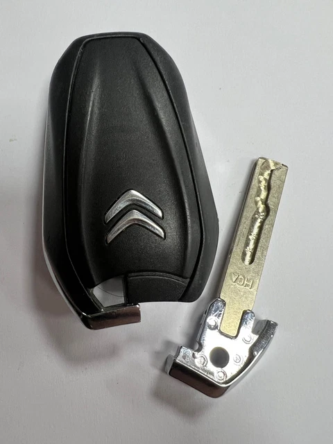GENUINE CITROEN 3 Button Remote Smart Key Fob Tested & Working. Valeo ...