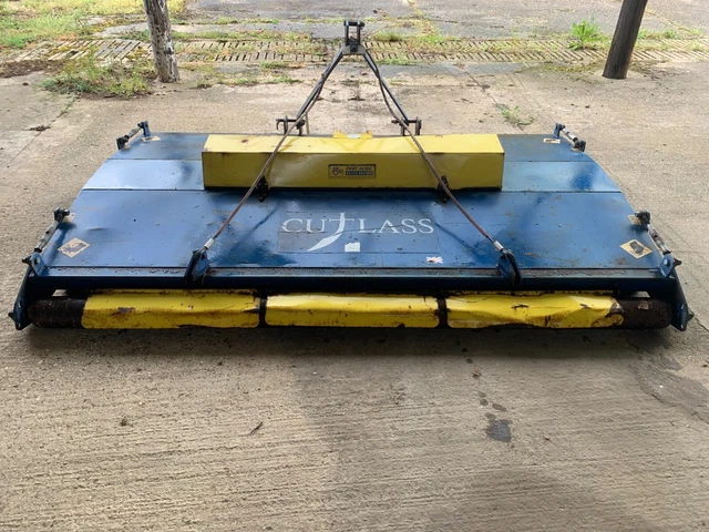 PORT AGRIC CUTLASS 9' Grass Topper Mower PTO Tractor Mounted 2005 £350. ...