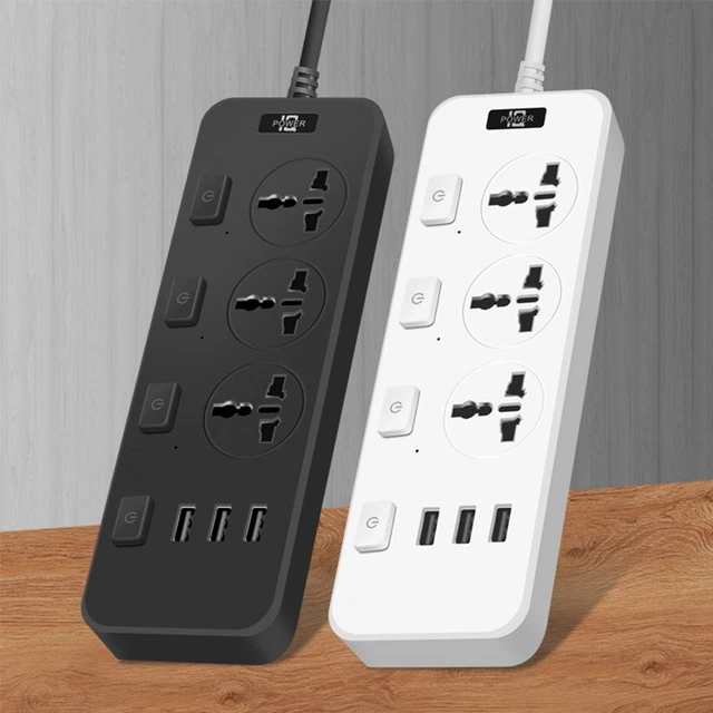 6 WAY POWER Board OVERLOAD PROTECTOR POWERBOARD WITH INDIVIDUAL ...