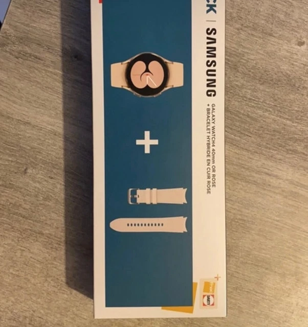 SAMSUNG GALAXY WATCH4 SM-R860 40mm Boîtier en Aluminium avec Bracelet ...