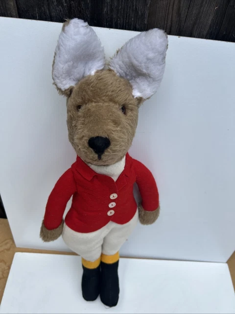 VINTAGE RARE OLD Fox 🦊 Hunting Plush Soft Toy Retired Clean Stuffed ...