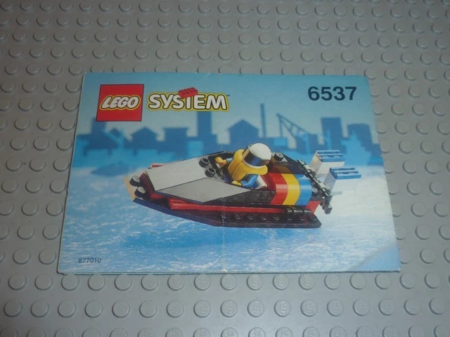 LEGO NOTICE DE Montage Instruction City Set 6537-1: Hydro Racer EUR 2 ...