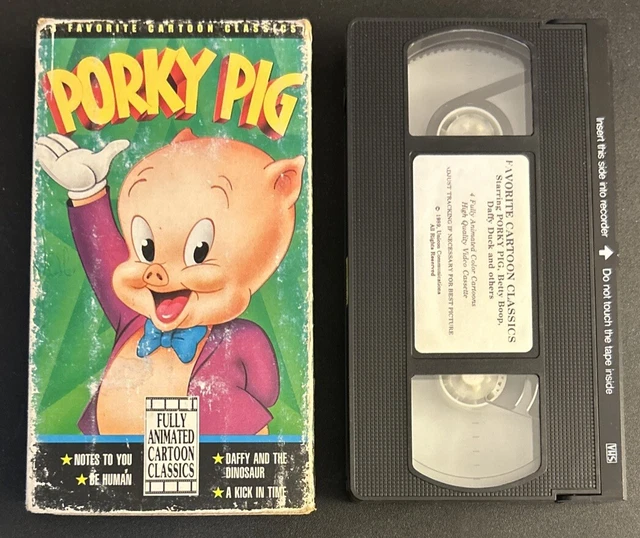 4 FAVORITE CARTOON Classics VHS Porky Pig Betty Boop Daffy Duck Baby Donkey £29.04 - PicClick UK