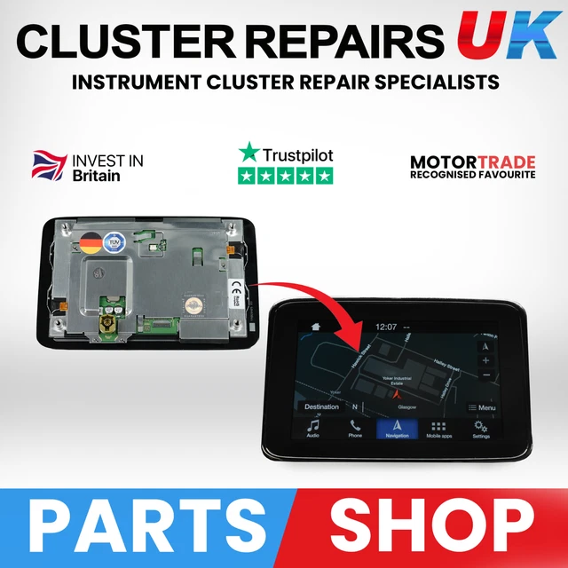FORD KA SAT Nav Display Screen Touchscreen Spart Part Diy Fix ...