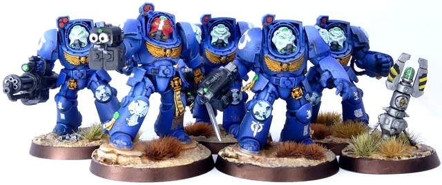 WARHAMMER 40K ULTRAMARINES Space Marines Leviathan Terminators Squad ...
