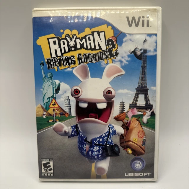 RAYMAN RAVING RABBIDS 2 (Nintendo Wii, 2007) Complete - Disc Is ...