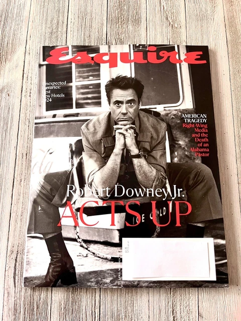 ESQUIRE MAGAZINE APRIL/MAY 2024 Robert Downey Jr. Acts Up Best New ...
