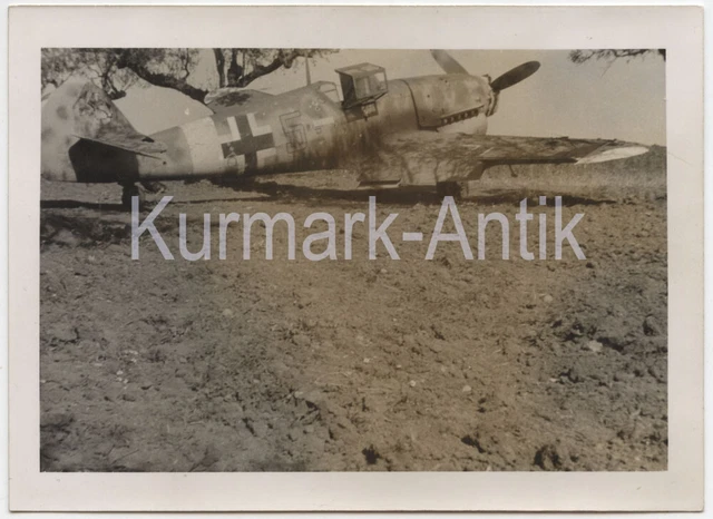 A058 FOTO WEHRMACHT Luftwaffe rkt H Grasser JG51 Flugzeug Me109 Emblem ...
