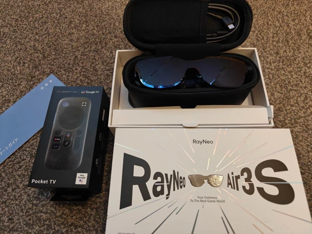 TCL RAYNEO AIR 3S Smart AR Glasses ..WITH the Pocket... TV Smart ...