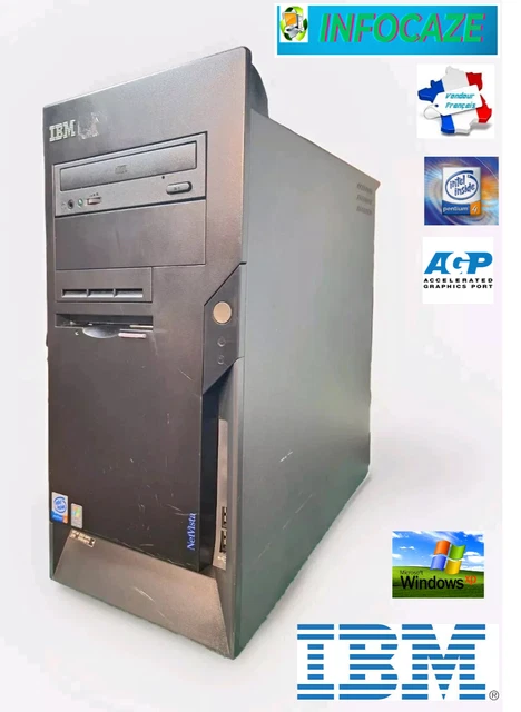 PC RETRO IBM Netvista M42 8307-Intel Pentium 4 2.4Ghz-1Gb Ddr400-Agp ...