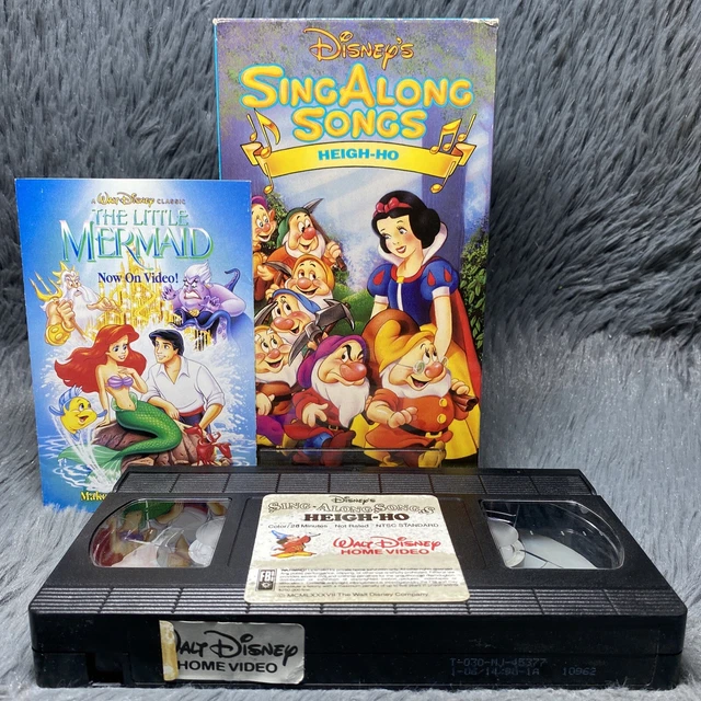 DISNEYS SING ALONG Songs - Snow White: Heigh-Ho VHS 1994 Volume One ...