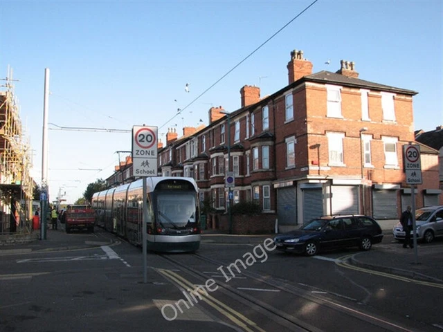 PHOTO 6X4 NOEL Street Nottingham\/SK5641 A northbound tram crosses ...