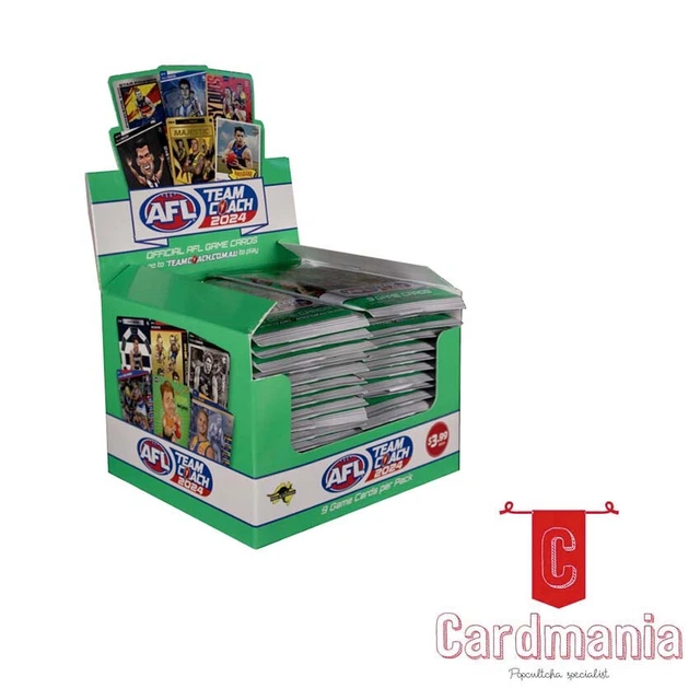 AFL FOOTBALL - 2024 TeamCoach Footy Trading Cards Box (Display of 36 ...