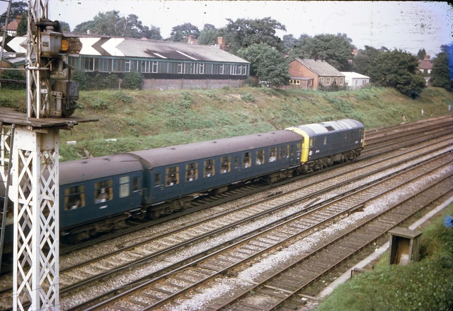 ORIG 35MM RAILWAY Slide Class 74 And 4TC Near Walton August 1968 And ...