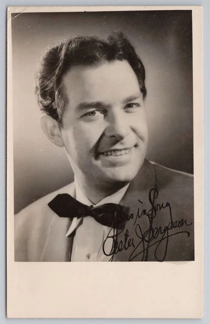 LESTER FERGUSON SIGNED Parlophone Promo Postcard 1951 Vintage Tenor ...