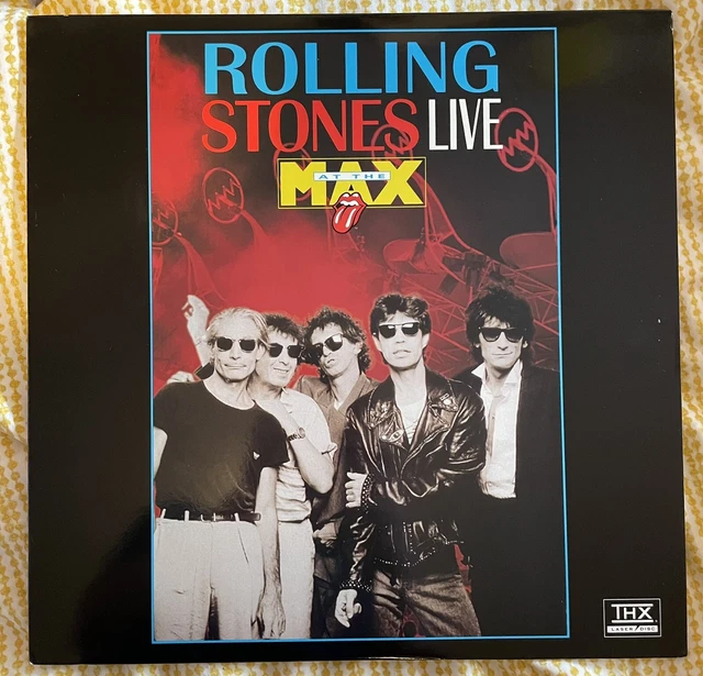 ROLLING STONES LIVE At The Max NTSC THX Laserdisc - Rare Dolby Digital ...