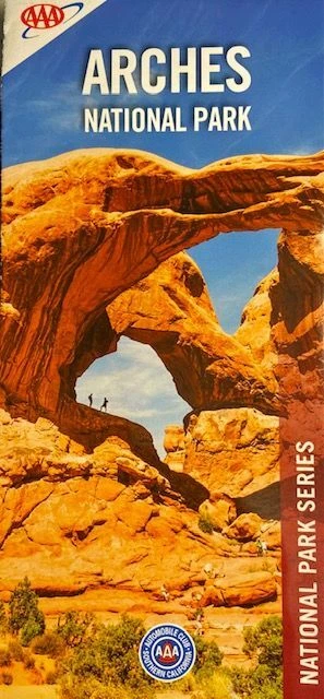 MAP OF ARCHES National Parks, Utah, by AAA Publishing £7.03 - PicClick UK