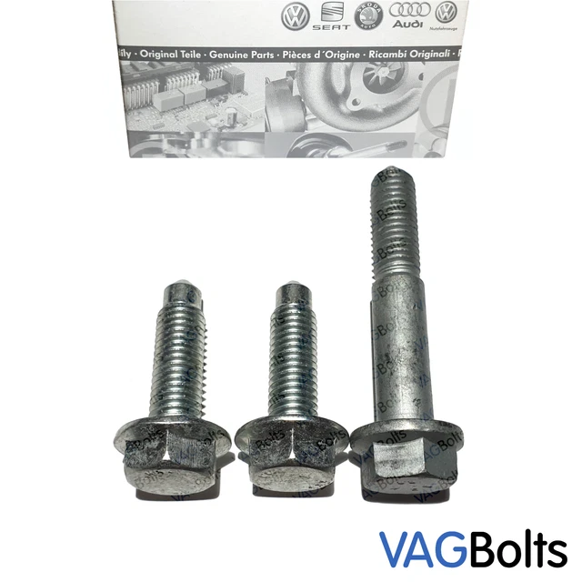 GENUINE VW DOGBONE Lower Gearbox Mount Bolt Kit Polo Fox Audi A1 Skoda ...