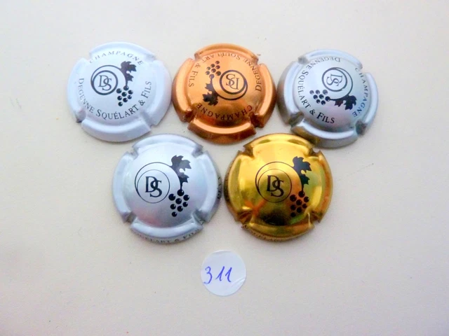 LOT DE 5 Capsules Degenne Squelart Differentes Lambert 2024 EUR 2,60 ...