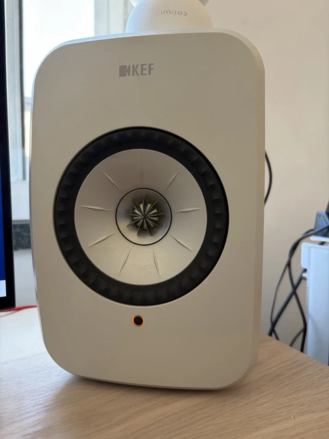 KEF LSX II LT Wireless Speakers White Boxed Good Condition Working with ...