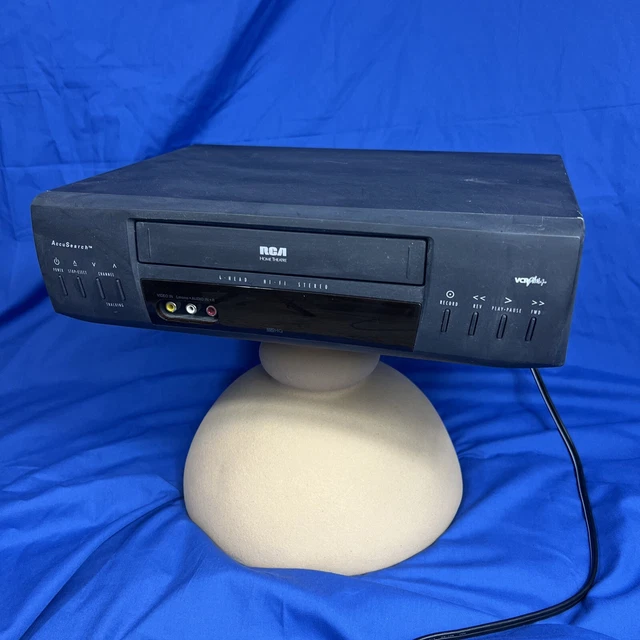 RCA VR525 4-HEAD VCR VHS Video Player Recorder w/ AccuSearch No Remote ...