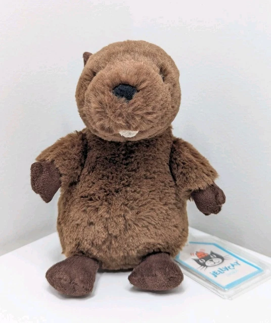 NEW JELLYCAT NIPPIT Beaver Rare Retired Genuine Collector's Item £55.00 ...