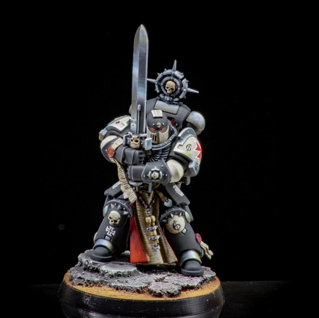 PRO PAINTED WARHAMMER 40k Black Templars Primaris Bladeguard £99.52 ...