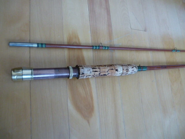 VINTAGE FLY FISHING Rod Thomassin 1st Gen, Fiberglass made in Canada ...