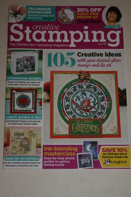 CREATIVE STAMPING MAGAZINE Issue 89 Stained Glass Christmas £3.28 ...
