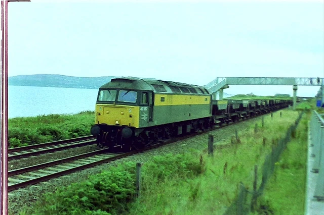 35MM RAILWAY COLOUR Negative of Class 47 357 at Penmaenmawr £1.95 ...