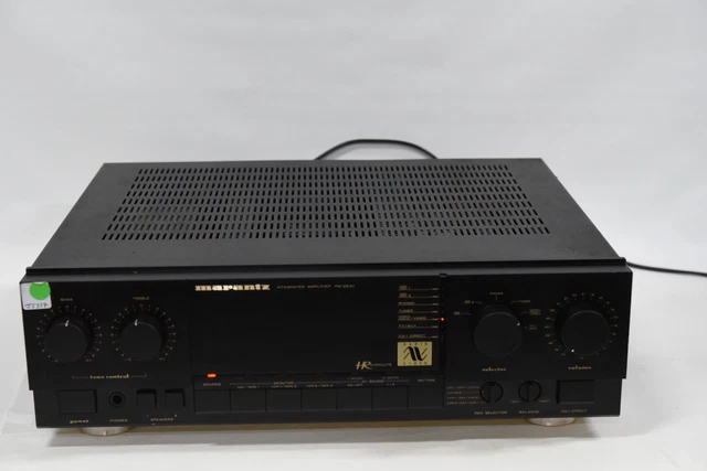 MARANTZ PM-65AV AUDIOPHILE Integrated Amplifier with AV 75w - READ ...