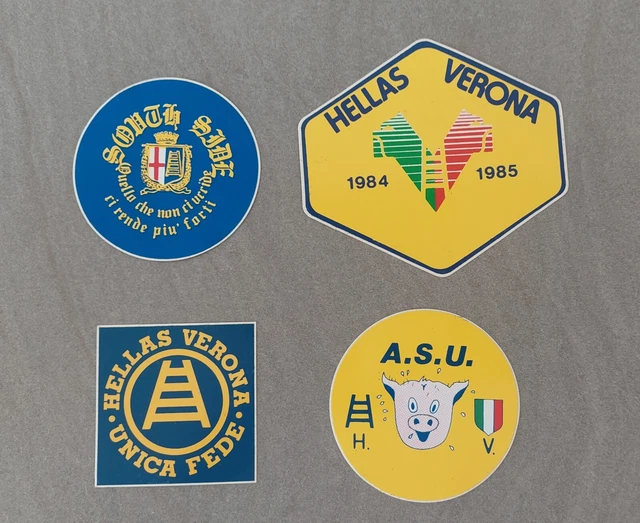 4 ADESIVI ULTRAS Curva Sud Verona Sticker autocollant Brigate Bgb ...