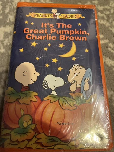ITS THE GREAT Pumpkin, Charlie Brown (VHS, 1996, Clamshell) New Sealed ...