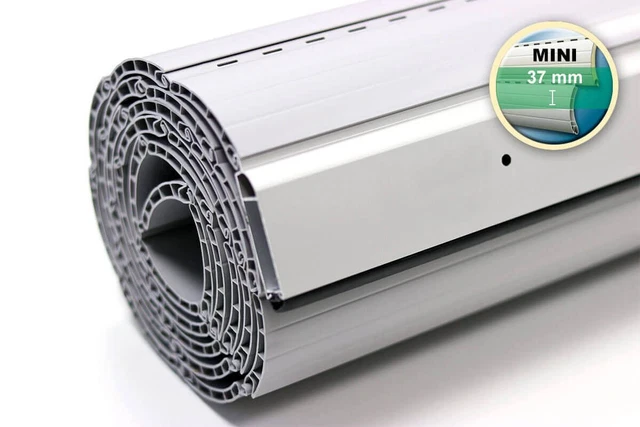 SCHELLENBERG ROLLADEN-PANZER KOMPLETT Set MINI, inklusive Alu-Endleiste ...