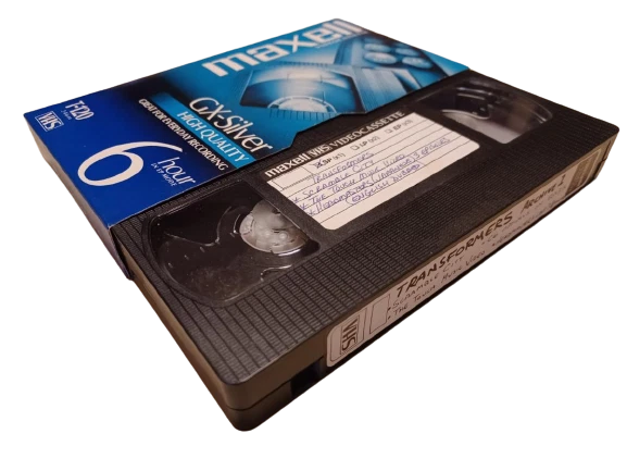 VINTAGE USED MAXELL VHS VIDEOCASSETTE T120 Japanese Transformers ...