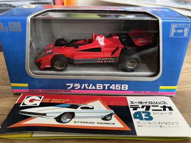 EIDAI GRIP TECHNICA Brabham BT45B 1/43 Rare ( Solido Spark Minichamps Onyx ) EUR 19,99 - PicClick IT