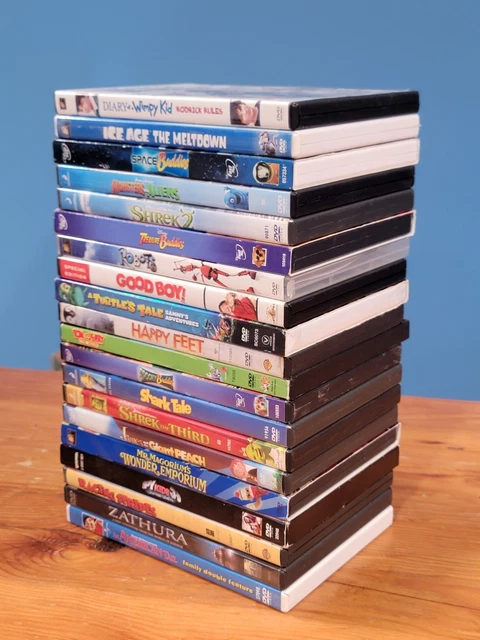 20 KIDS DVD Lot - Disney, Dreamworks, Animated, Children, Dogs Puppy ...
