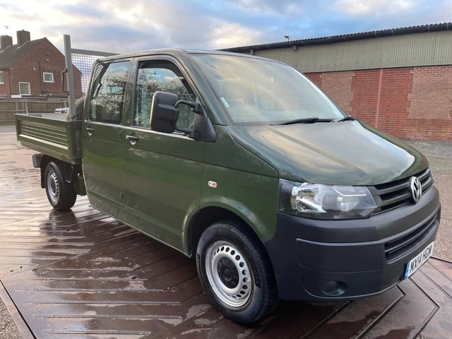VOLKSWAGEN*T5*TRANSPORTER*52K MILES*1 OWNER*DROPSIDE*CREW Cab*Pickup Truck*Novat £8,995.00 ...