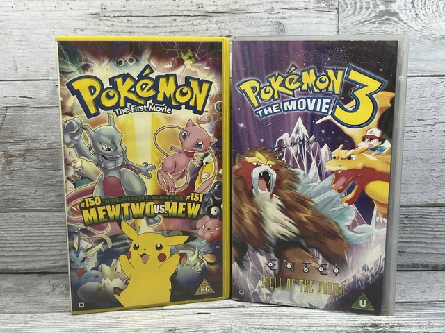 POKÉMON VHS BUNDLE Pokémon The First Movie & 3 Collectable Job Lot £9. ...