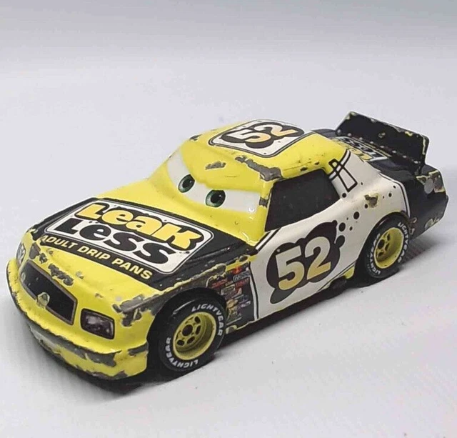 DISNEY PIXAR CARS Claude Scruggs LEAK LESS #52 Yellow Die-Cast Car £4. ...