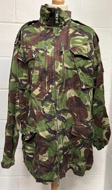 BRITISH MILITARY WOODLAND DPM Camouflage Temperate Combat Field Jacket ...