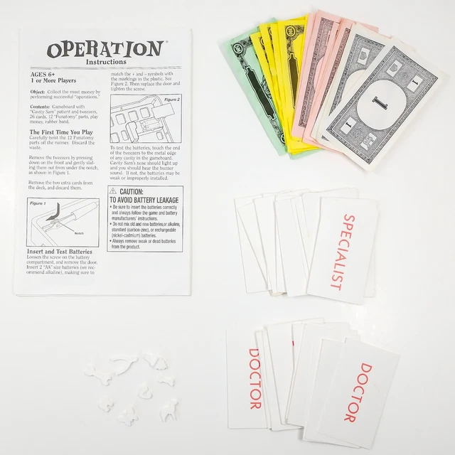 Operation Game Board Template