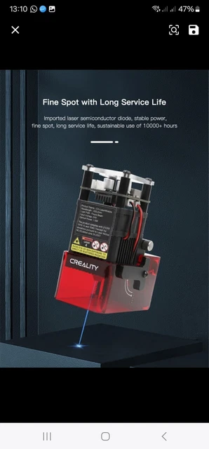 CREALITY ENDER-3 S1/S1 Pro CV-Laser Module 24V 5w Incisione Laser, 3D ...